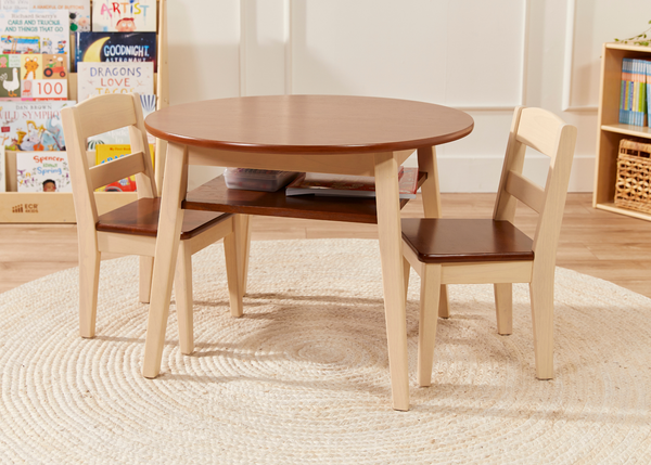 Hideaway Table & Chair Set: A Kids Table with Storage for Learning and Play