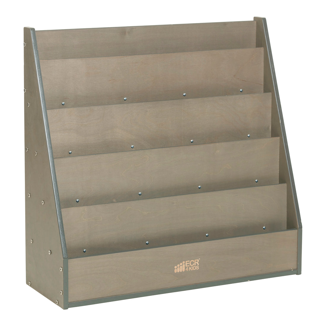 Streamline Single-Sided Book Display with Storage