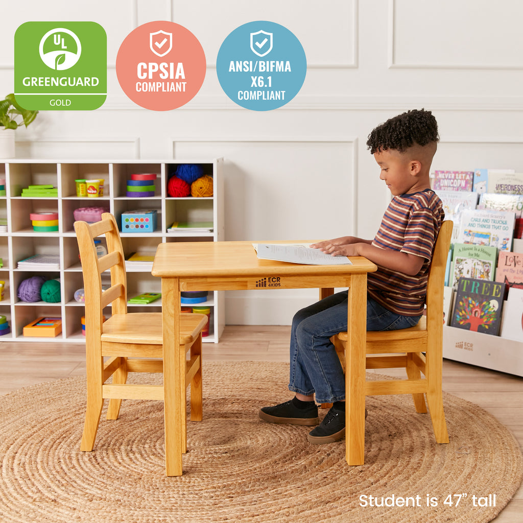 Three Rung Ladderback Chair 2-Pack - Assembled