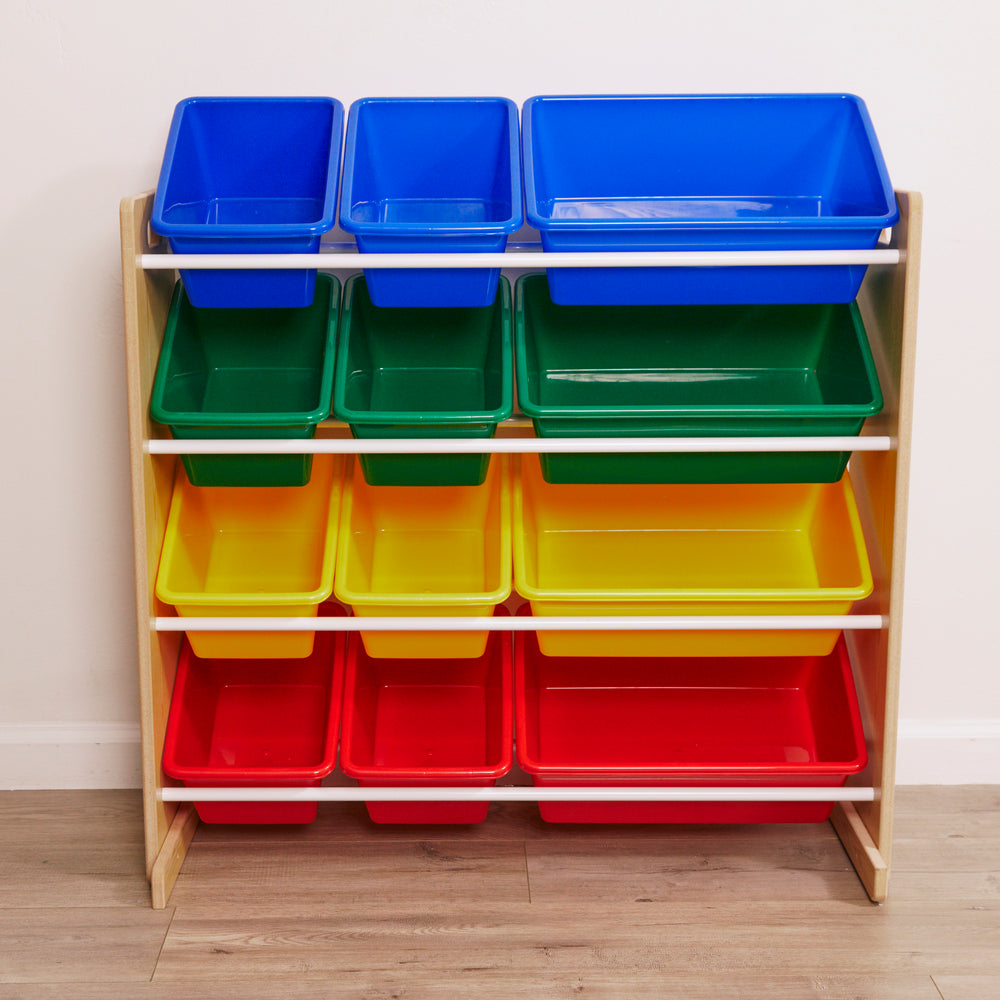 4-Tier Organizer with 12 Bins