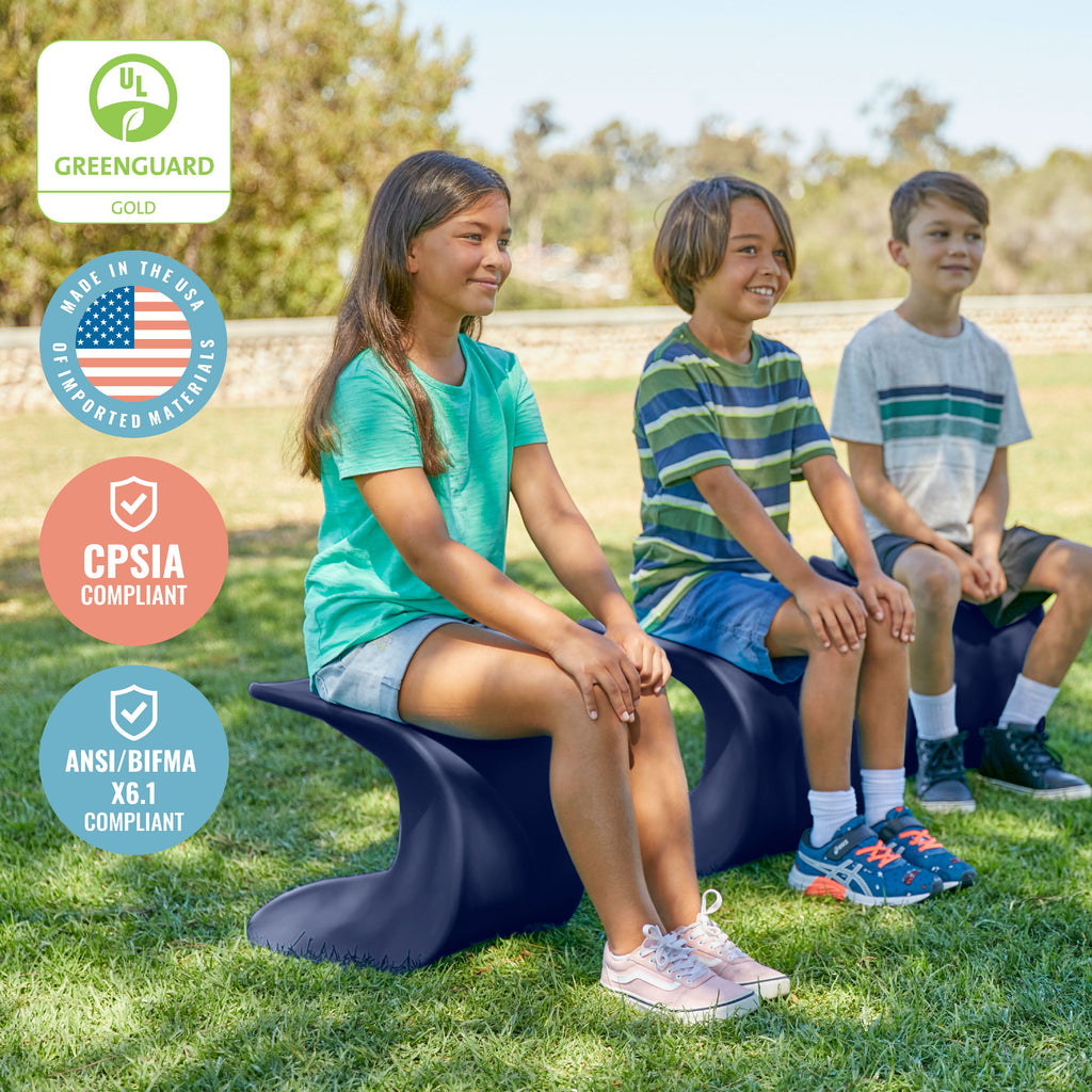 Wave Seat, Active Learning Chair, Flexible Seating, 14in - 15.1in Seat