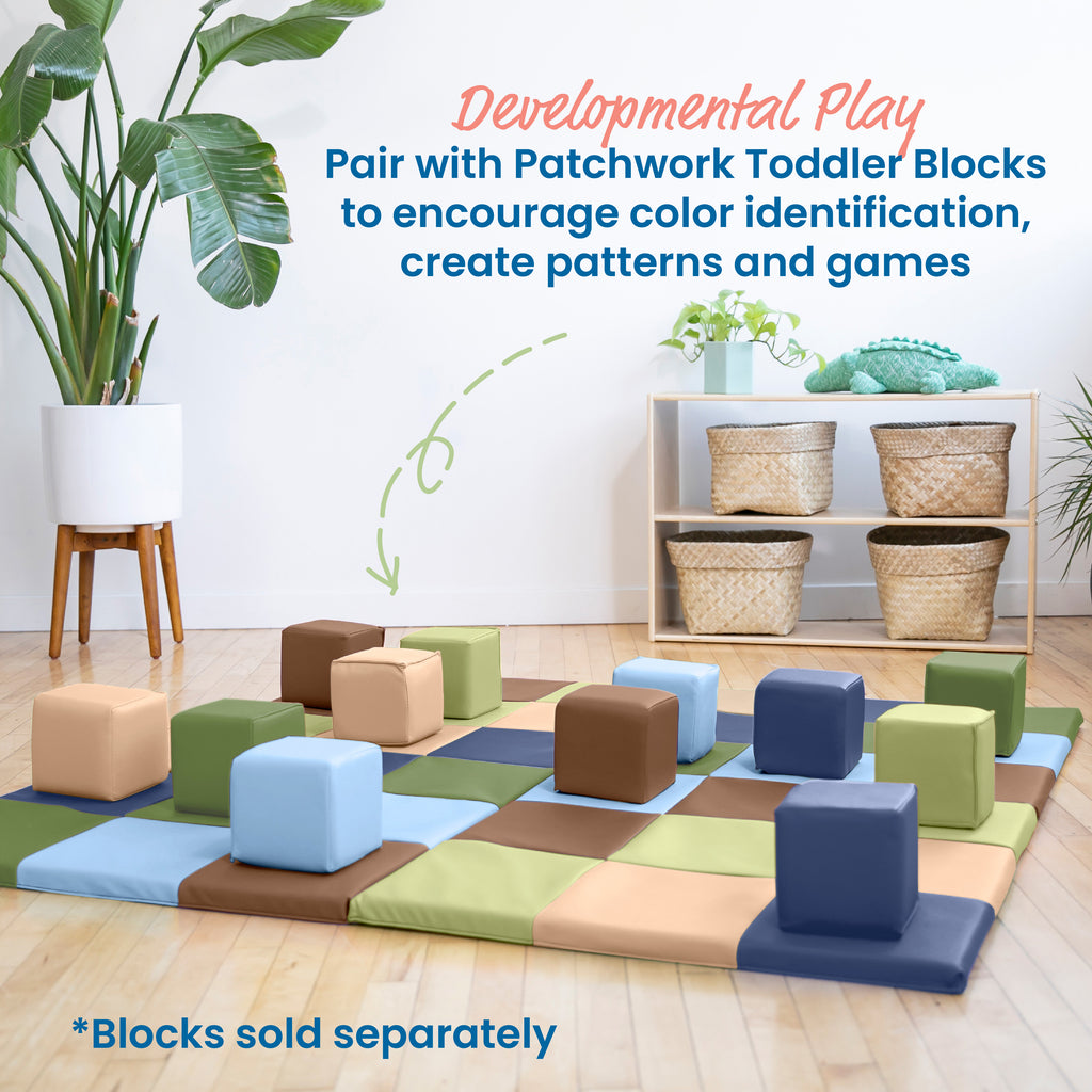 Patchwork Activity Mat, Folding Playmat