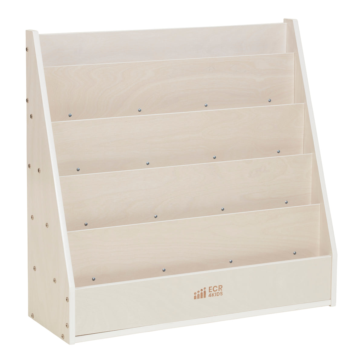 Streamline Single-Sided Book Display with Storage